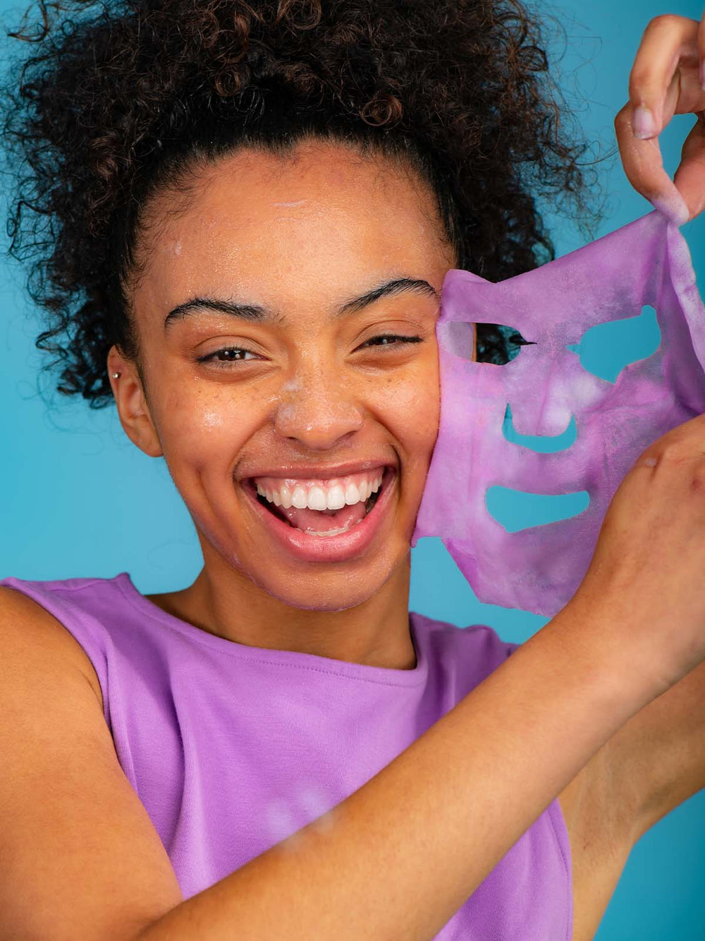 Oxygenating Blueberry Bubble Sheet Mask – Vitamasques