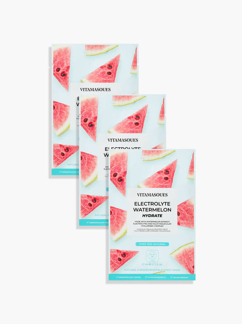 Electrolyte Watermelon Face Sheet Mask – Vitamasques