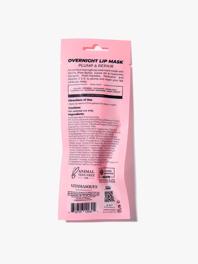Plumping Overnight Lip Mask - Vanilla Flavor | Vitamasques